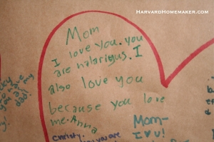 What Do I Love About You? Valentine Note Tradition - Harvard Homemaker