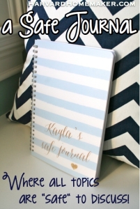 Give Your Child a Safe Journal… A Safe Place to Ask You Anything ...